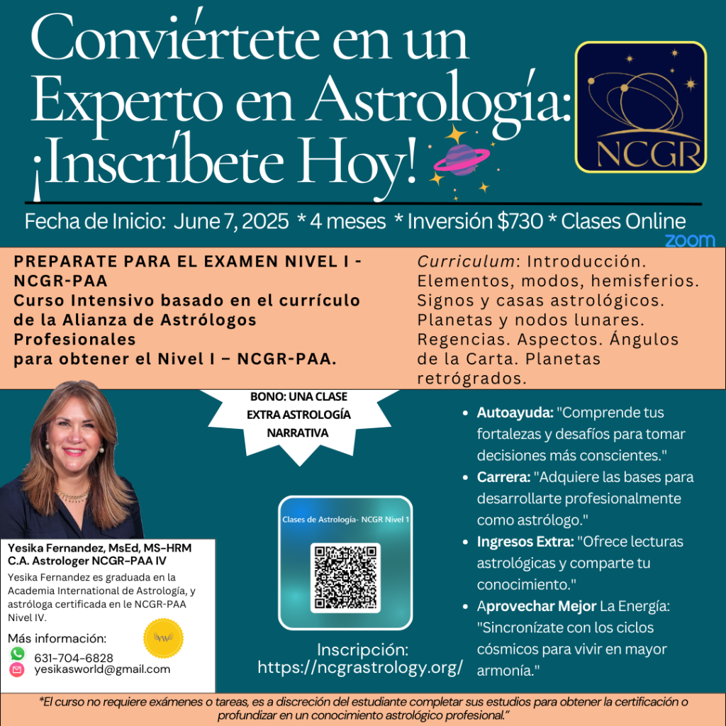Clases en Español–Módulo 1 – NCGR